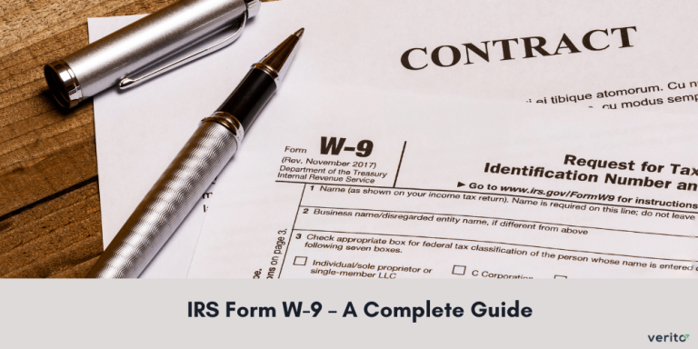 IRS Form W-9 – A Complete Guide - Verito Technologies | Blog